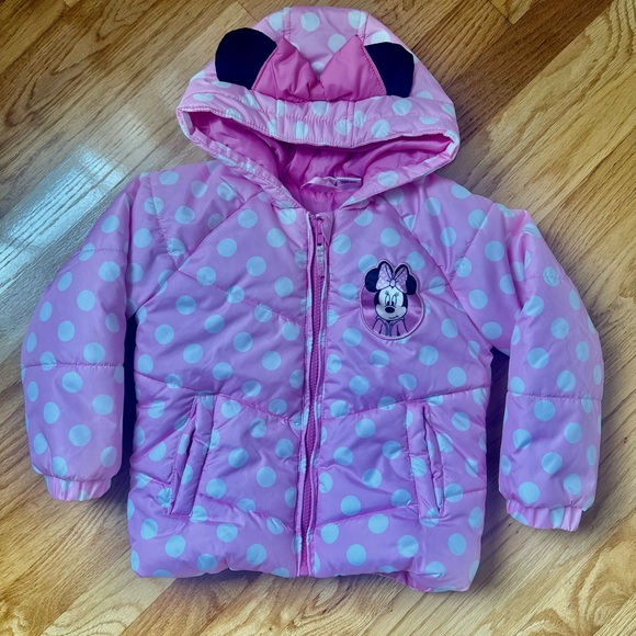 Disney | Jackets & Coats | Minnie Mouse Puffer Coat | Poshmark